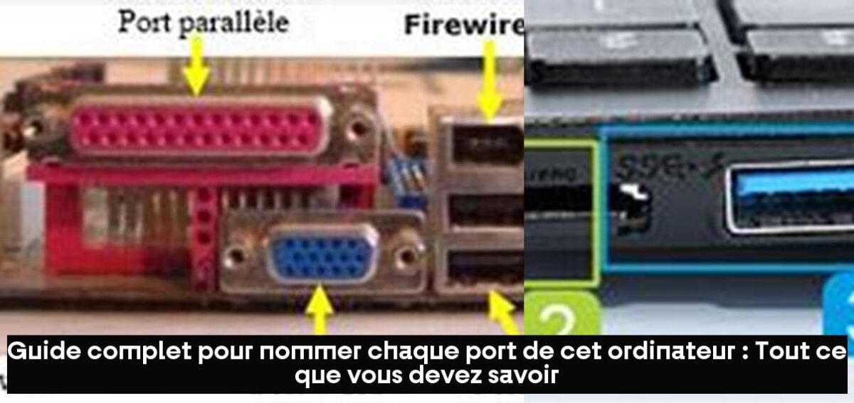 Guide complet pour nommer chaque port de cet ordinateur : Tout ce que ...